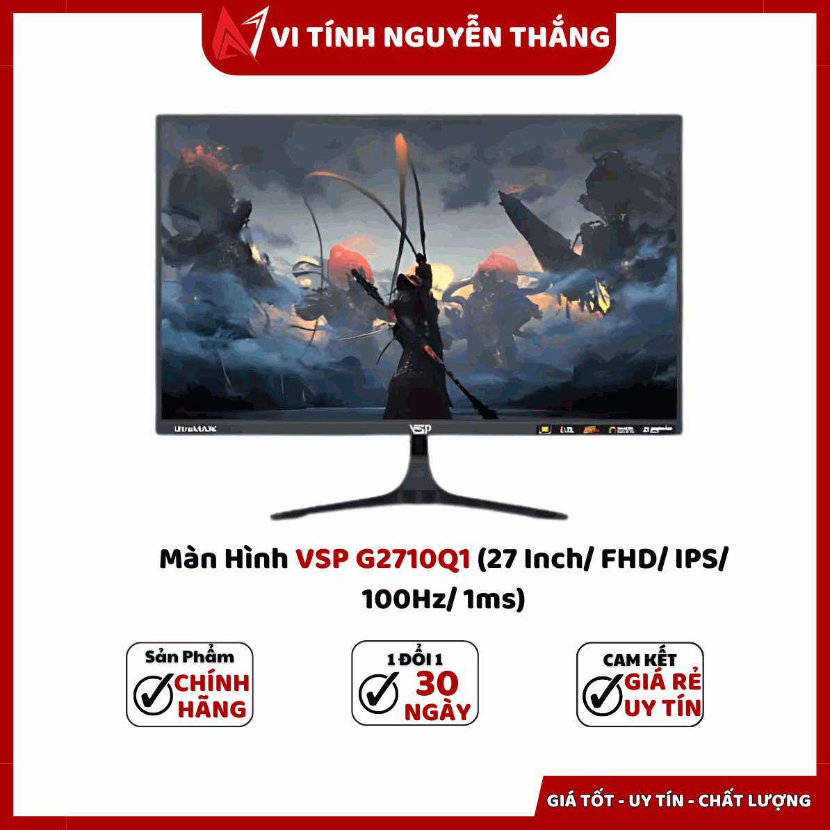MÀN HÌNH VSP G2710Q1 (27 Inch/ FHD/ IPS/ 100Hz/ 1ms)