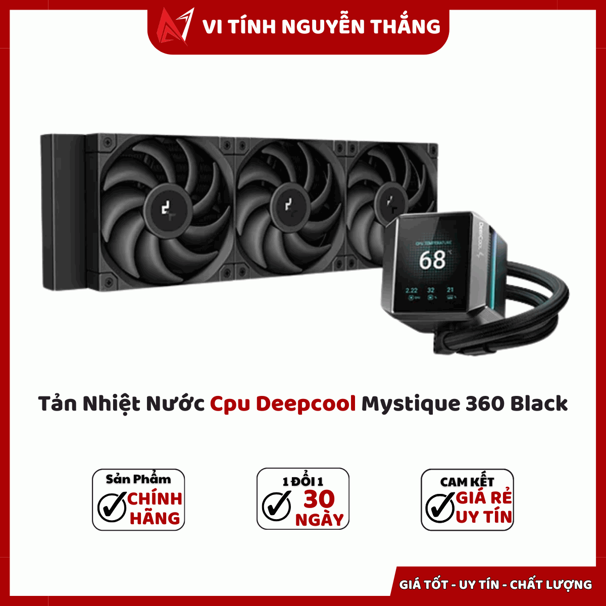 Tản Nhiệt Nước CPU Deepcool Mystique 360 Black
