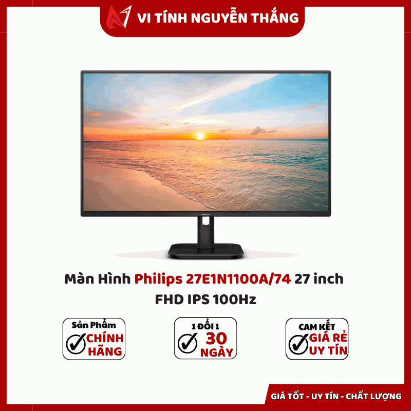 Màn Hình Philips 27E1N1100A/74 27 inch FHD IPS 100Hz
