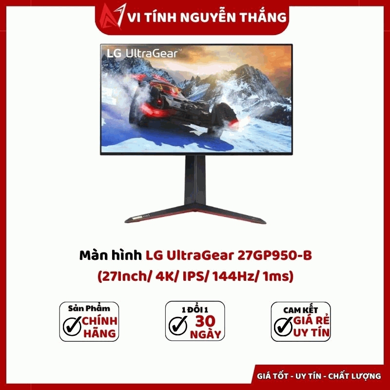 Màn hình LG UltraGear 27GP950-B (27Inch/ 4K/ IPS/ 144Hz/ 1ms) (cũ)