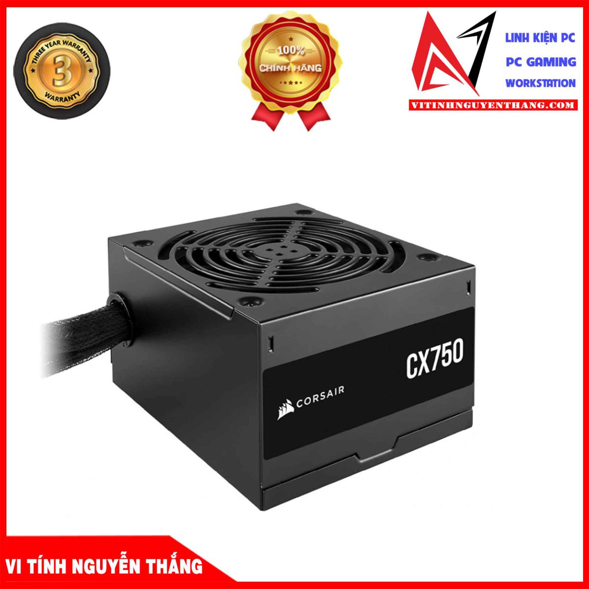 Nguồn Máy Tính CORSAIR Cx750 - 80 Plus Bronze (750W)